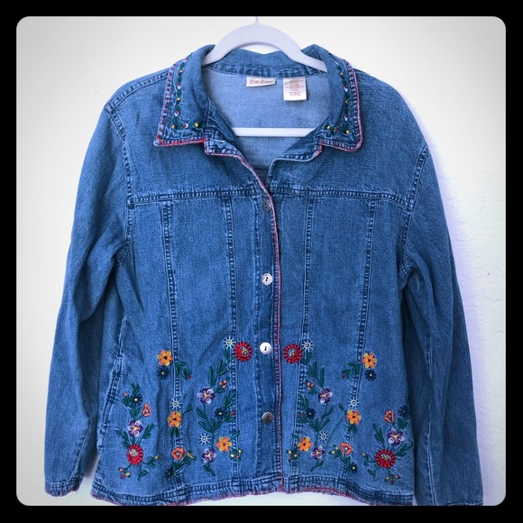 Bobbie Brooks | Jackets & Coats | Vintage Bobbie Brooks Denim Shirt ...